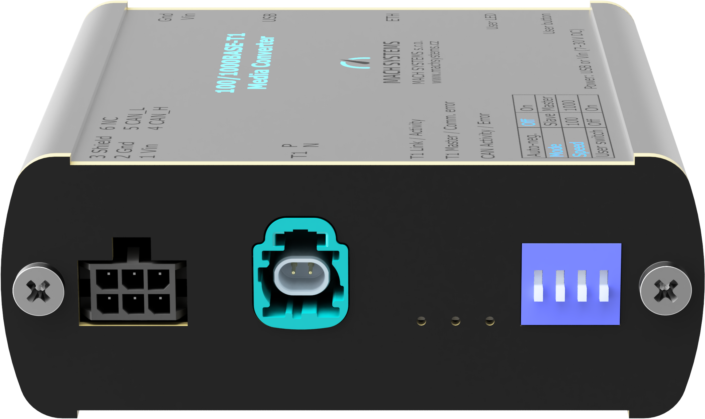 100/1000BASE-T1 Media Converter - Automotive Ethernet | Phytools