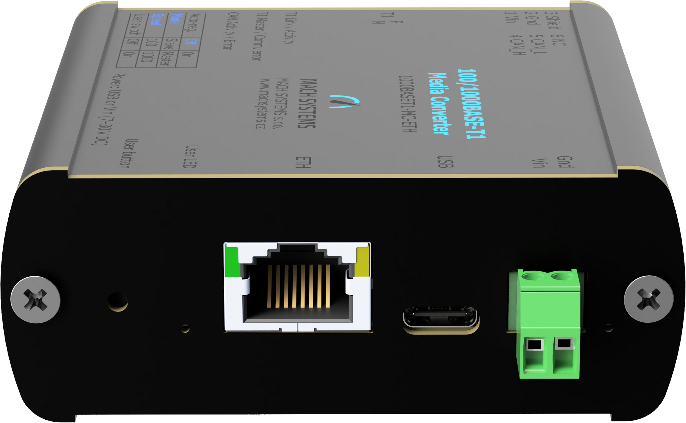 100/1000 BASE-T1 To Ethernet Converter (TE MATEnet) — Phytools