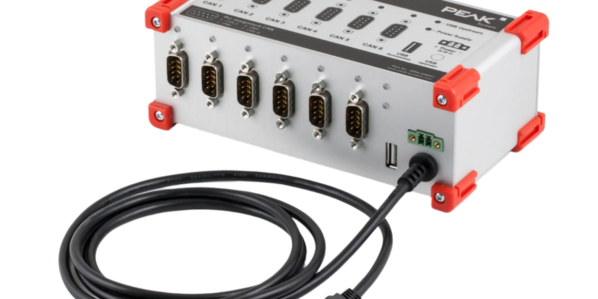 PCAN-USB X6 Adapter - 6 Port CAN-USB Interface | Phytools