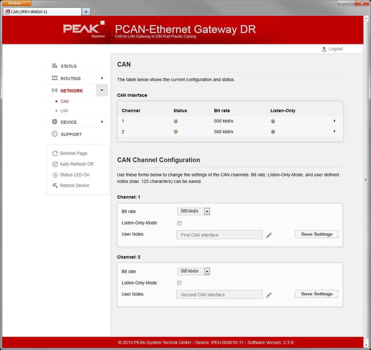 PCAN-Wireless Gateway - CAN to WLAN Gateway — Phytools