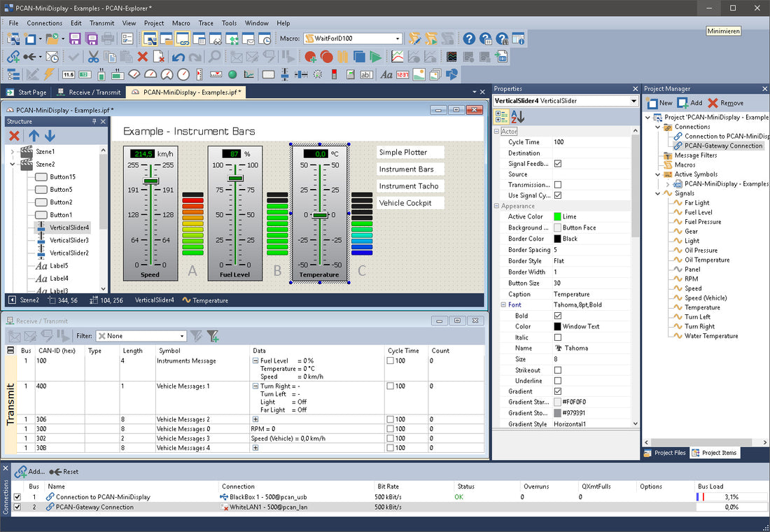 PCAN-Explorer 6 (IPES-006000) - CAN Bus Monitoring Software | Phytools