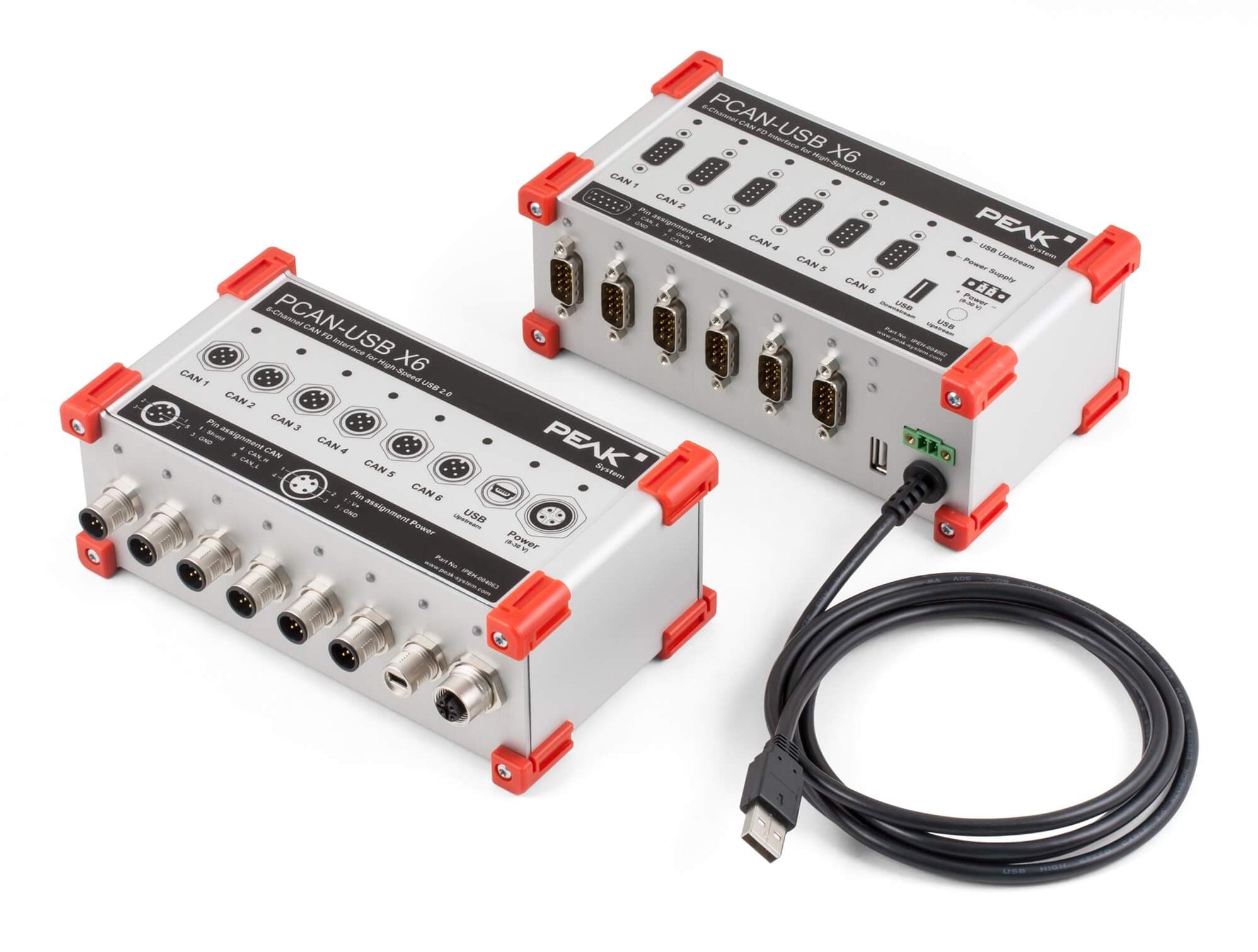 PCAN-USB X6 Adapter - 6 Port CAN-USB Interface | Phytools