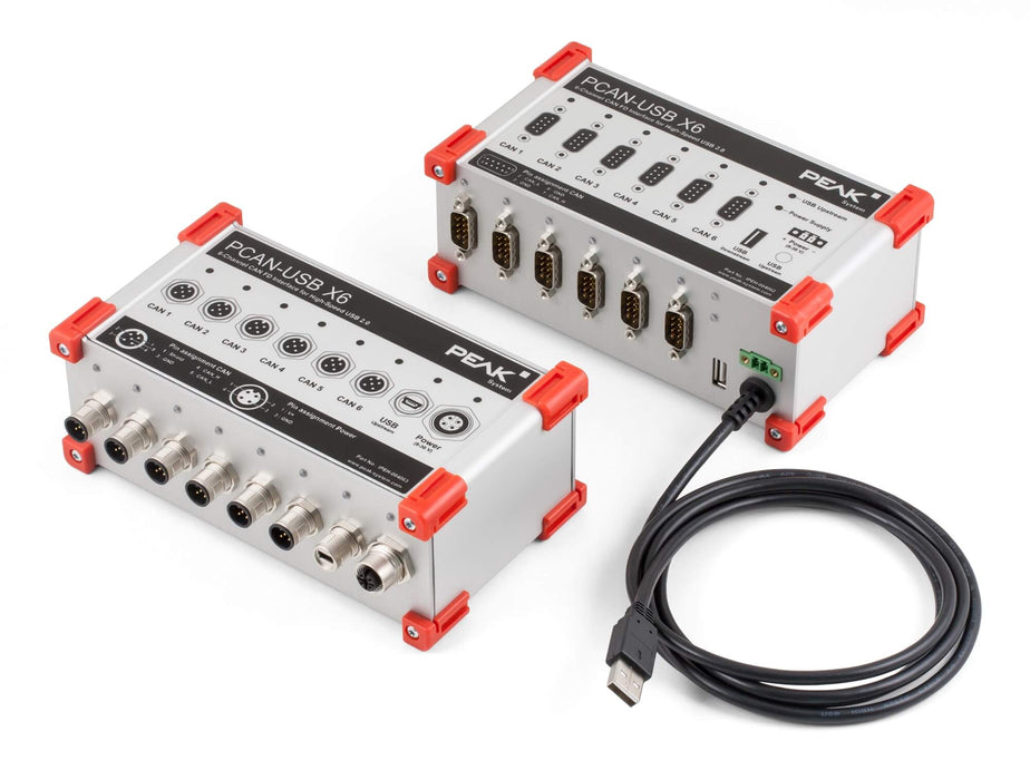 PCAN-USB X6 Adapter - 6 Port CAN-USB Interface | Phytools