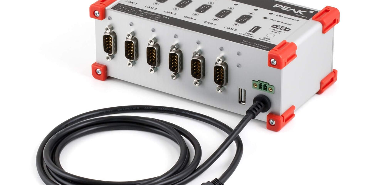 PCAN-USB X6 Adapter - 6 Port CAN-USB Interface | Phytools